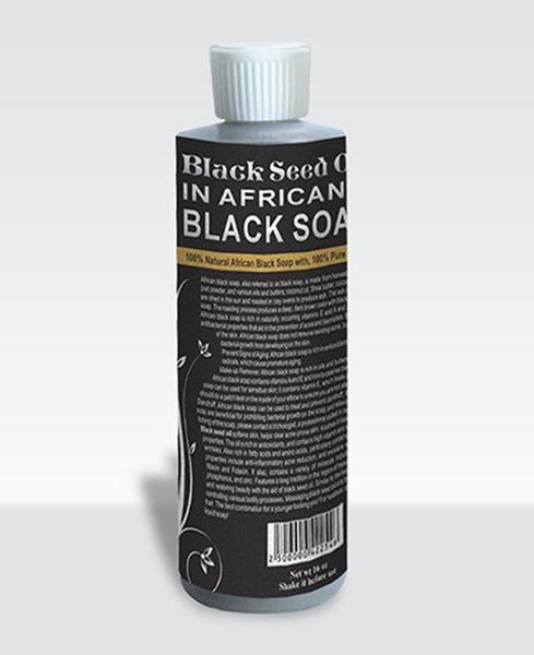 African Black soap with Black Seed Oil 8 Oz – Guggin Foods