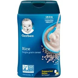 Gerber 1st Foods Single-Grain Rice Baby Cereal 8 oz – Guggin Foods